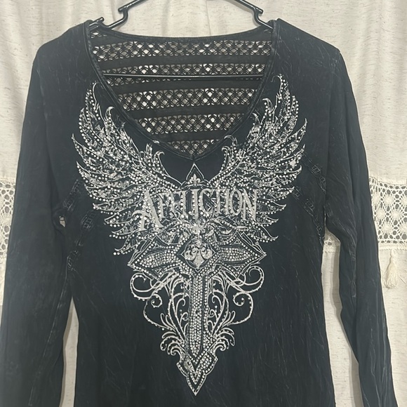 Affliction | Tops | Y2k Affliction Shirt Xl | Poshmark